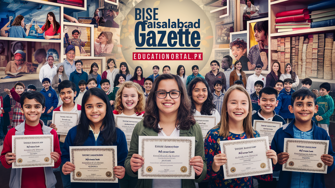 Bise FSD Gazette LAST 5 YEARS Educationportal.pk