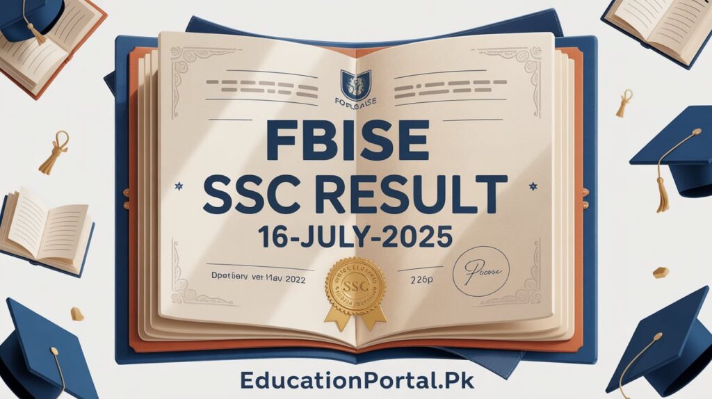 FBISE SSC Result 2025 Innovative - Education Portal